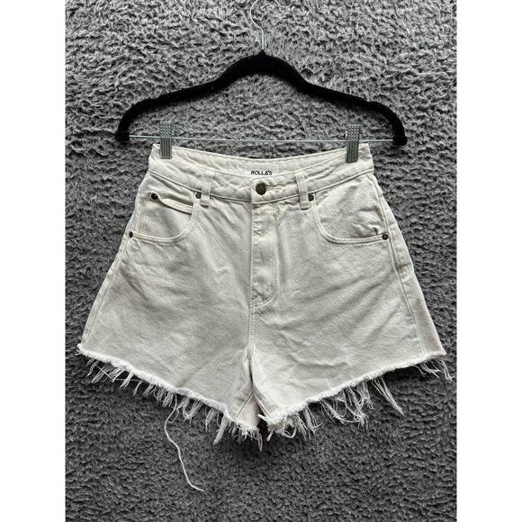 Shorts | Rollas Mirage High Rise Loose Fit Denim Shorts Womens Size 24 ...